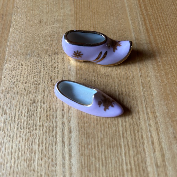 Limoges | Accents | Vintage Limoges Pink Porcelian Collectible Shoes ...